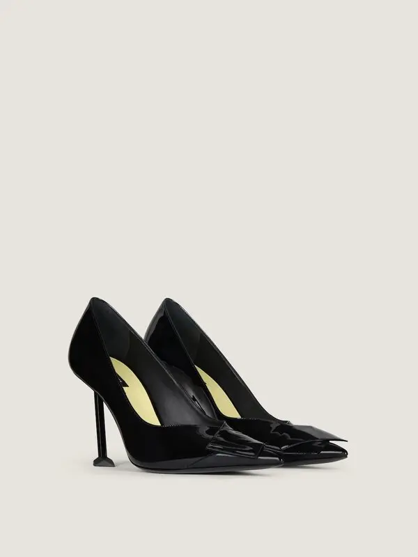 Givenchy Boudoir Fold Pumps In Patent Leather