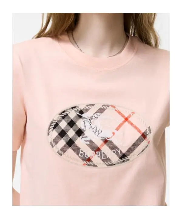 Burberry Embroidered Logo T-shirt