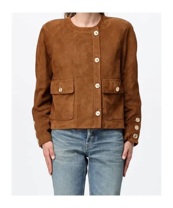 Saint Laurent Button-up Short Jacket - No