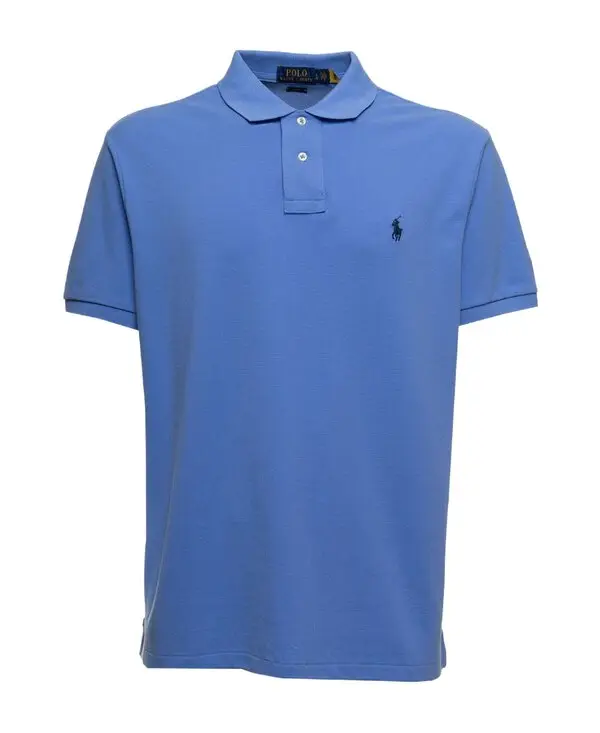 Polo Ralph Lauren Logo Short-sleeved Polo Shirt - Blue