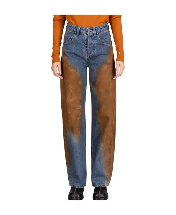 UMA WANG High-rise Wide-leg Jeans