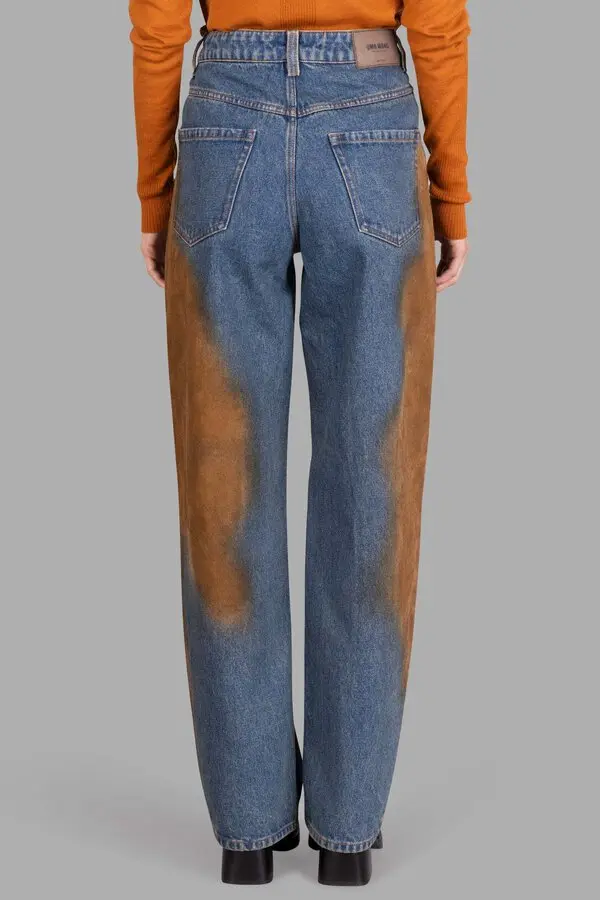 UMA WANG High-rise Wide-leg Jeans