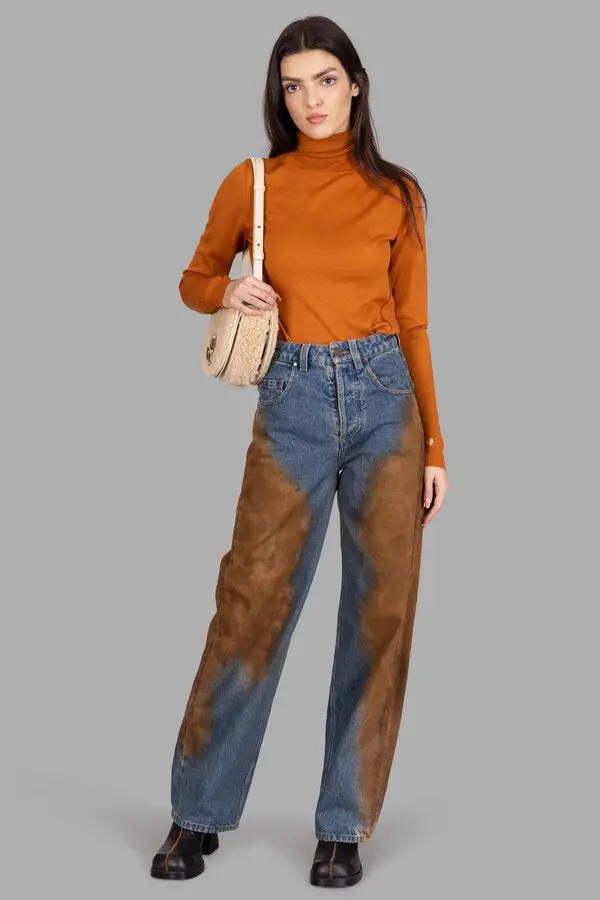 UMA WANG High-rise Wide-leg Jeans