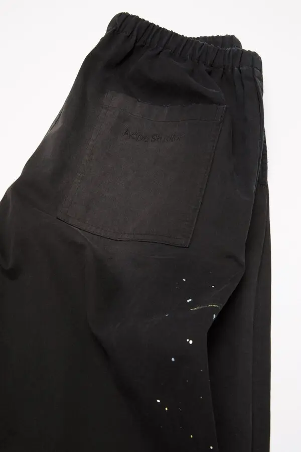 Acne Studios Washed Trousers - Black