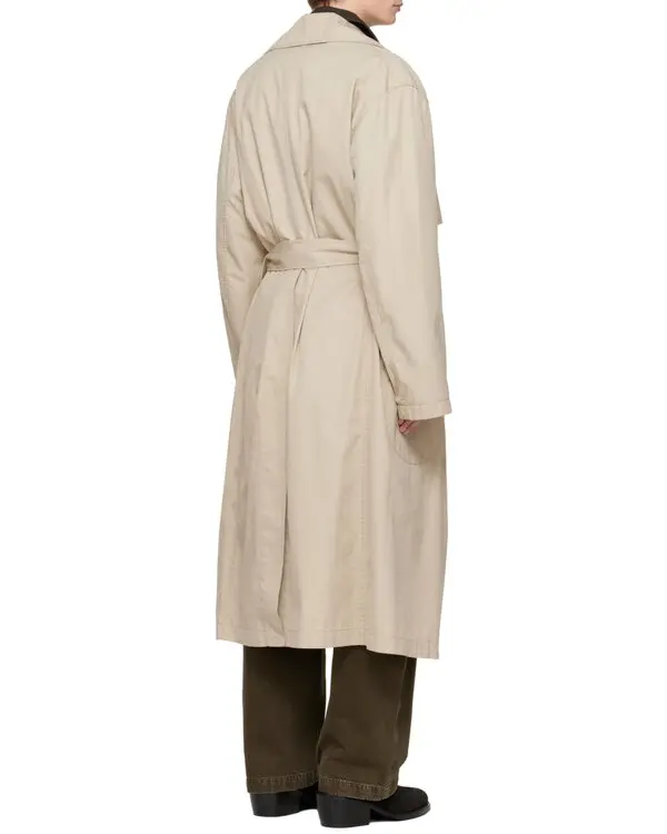 LEMAIRE Double-breasted Belted Trench Coat
