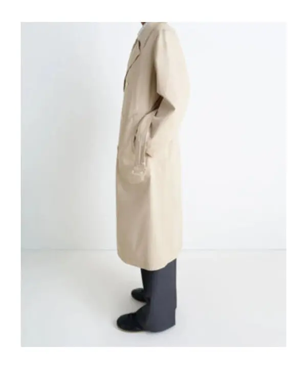 LEMAIRE Double-breasted Belted Trench Coat