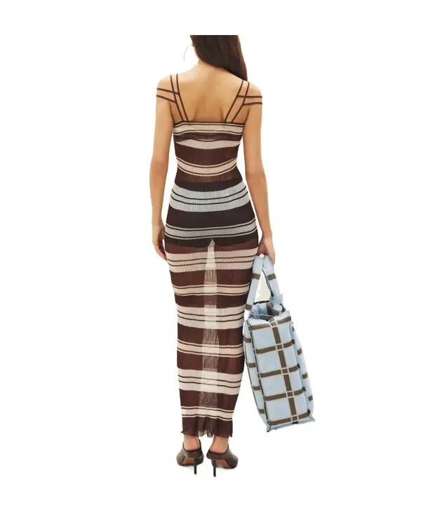 Jacquemus Sognu Striped Maxi Dress