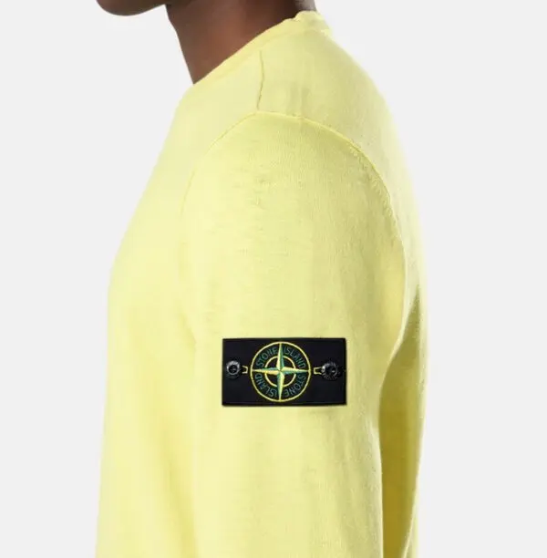 Stone Island Logo Patch Crewneck Sweater