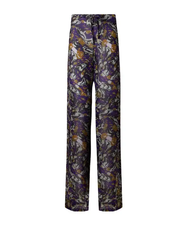 Dries Van Noten Elasticated Viscose Pants