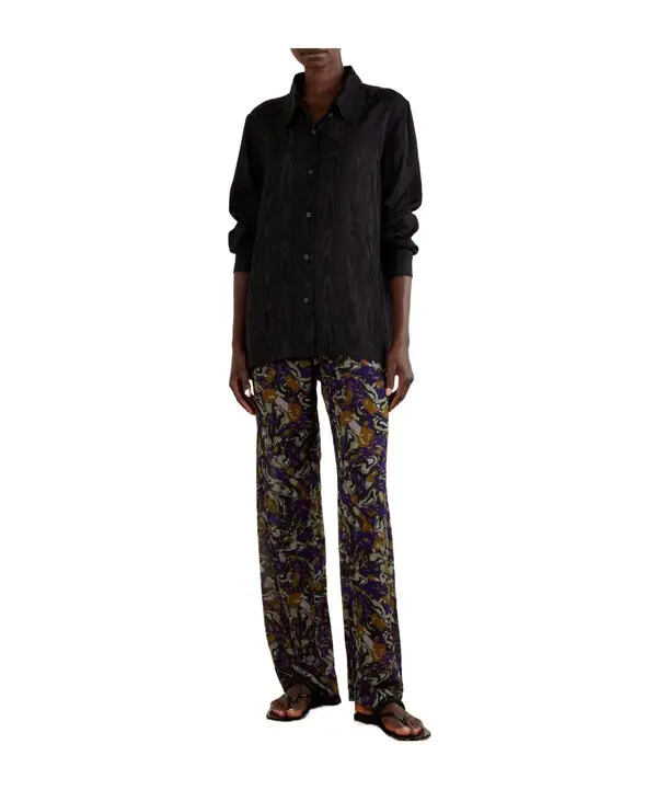 Dries Van Noten Elasticated Viscose Pants