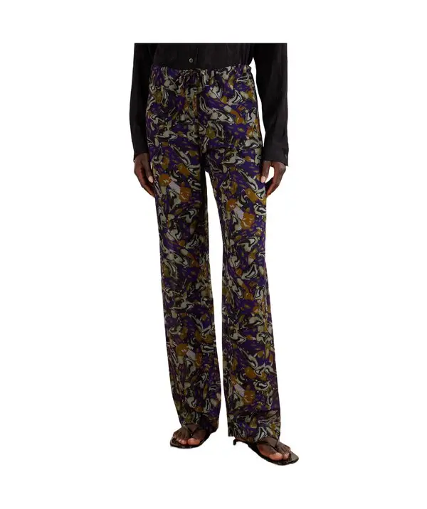 Dries Van Noten Elasticated Viscose Pants