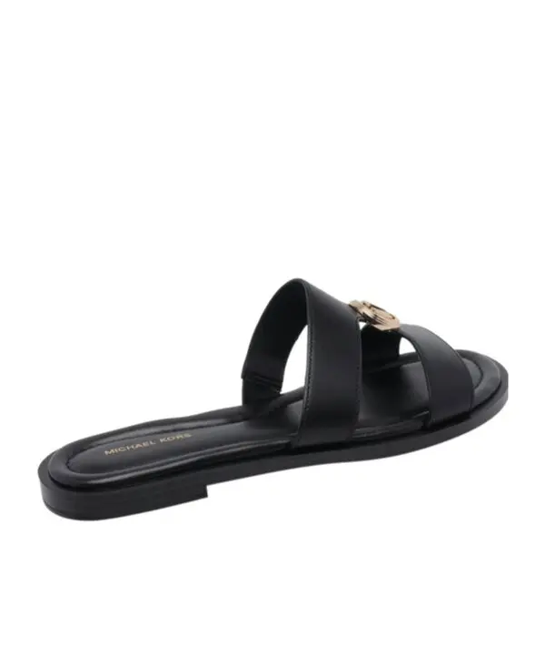 Michael Kors Logo Plaque Slip-on Slides