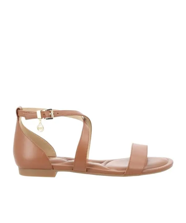 Michael Kors Alexa Flat Sandals With Buckle Closure - Pink