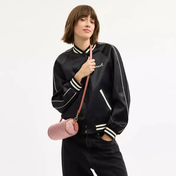 COACH Barrel Bag In Signature Canvas
