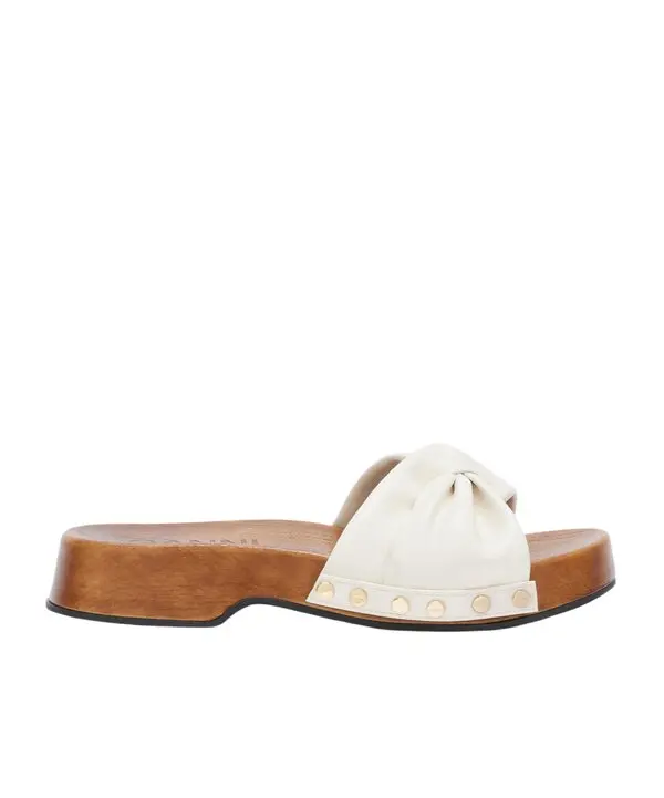 GANNI Tia Fairy Clogs - Egret Color