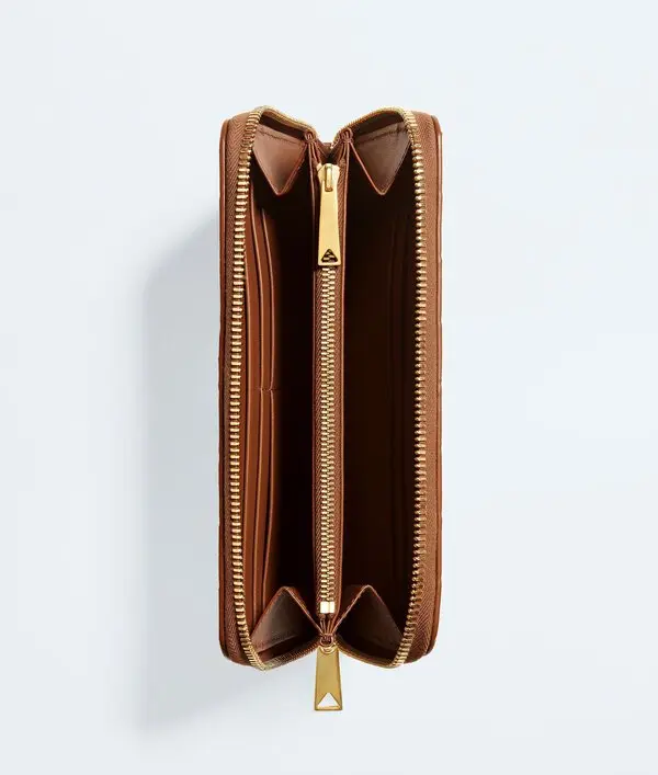 Bottega Veneta Intrecciato Zip-around Wallet