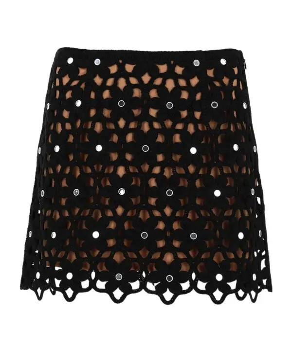 Michael Kors Mirror-embellishment Mini Skirt