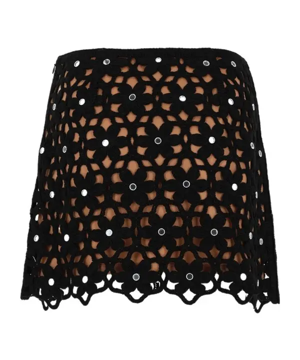 Michael Kors Mirror-embellishment Mini Skirt