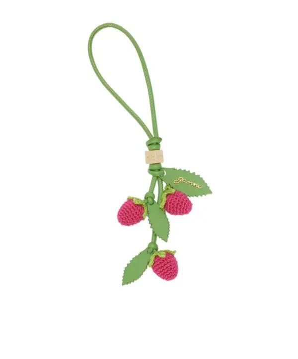 GANNI Raspberry Bag Charm - Of Raspberry