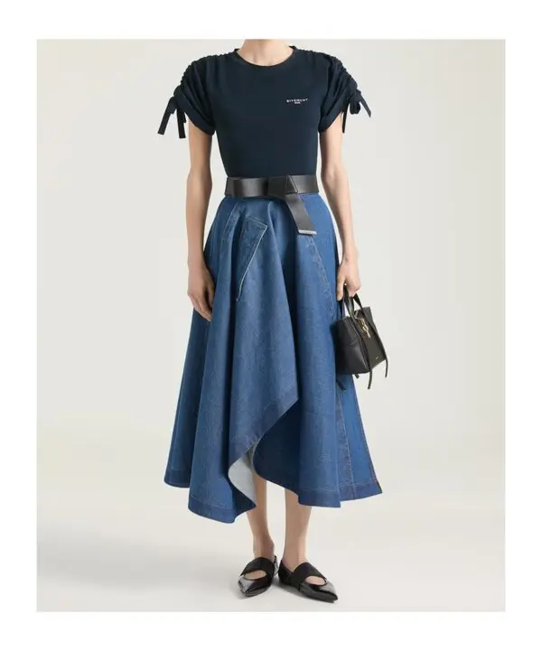 Givenchy Cotton T-shirt With Bow Detail