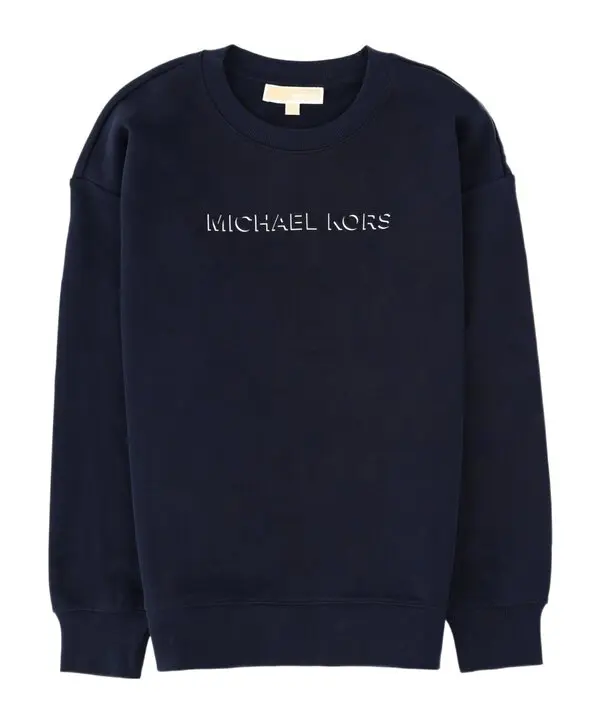 Michael Kors Logo Embossed Crewneck Sweatshirt