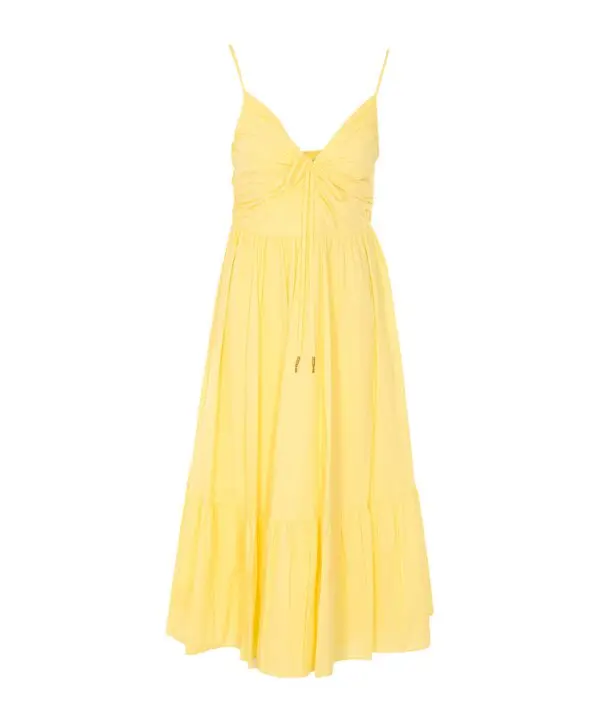 Michael Kors Ruched Midi Dress