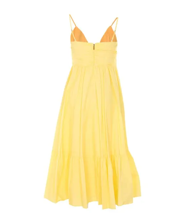 Michael Kors Ruched Midi Dress