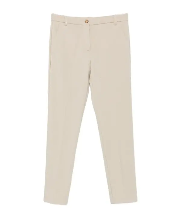 Pinko Bello Pressed-crease Belt-loop Trousers