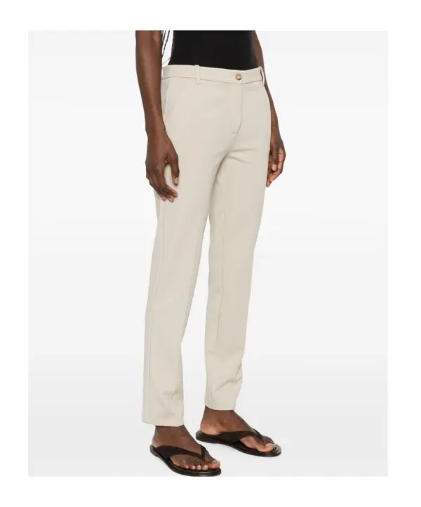 Pinko Bello Pressed-crease Belt-loop Trousers