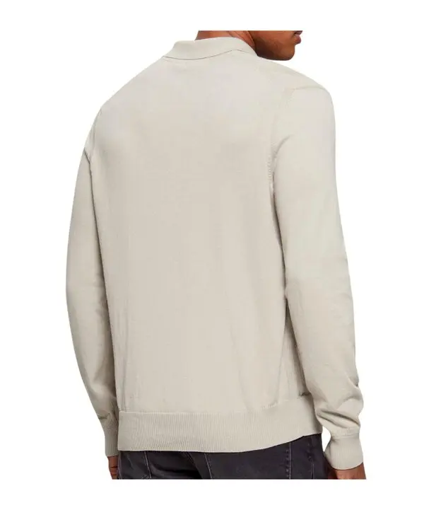 Hugo Boss Collared Long-sleeved Knit Sweater