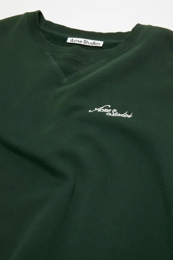 Acne Studios Fleece Sweatshirt With Logo