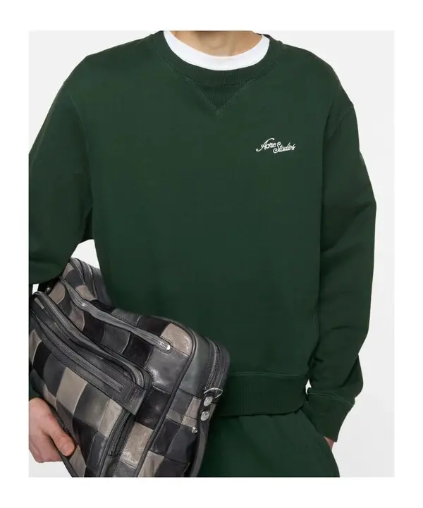 Acne Studios Fleece Sweatshirt With Logo