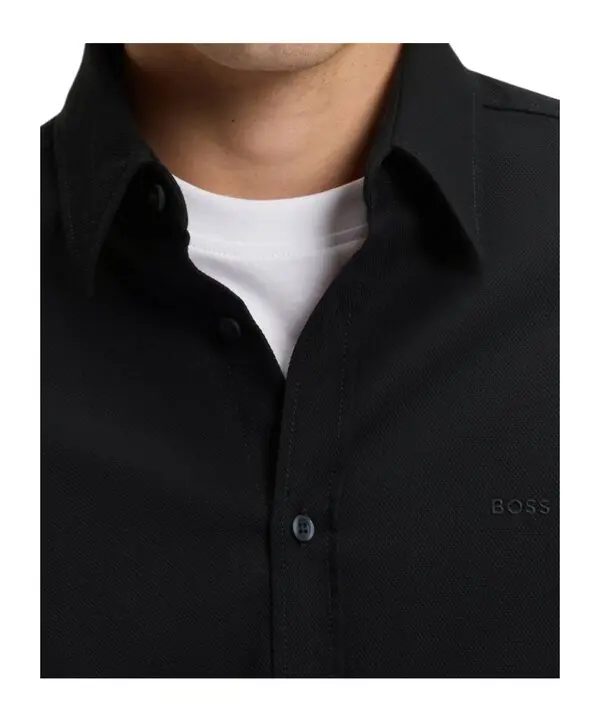 Hugo Boss Collared Long-sleeved Shirt