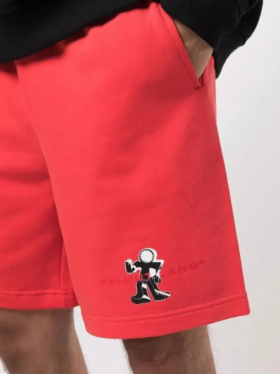 Helmut Lang Figure Logo-print Shorts