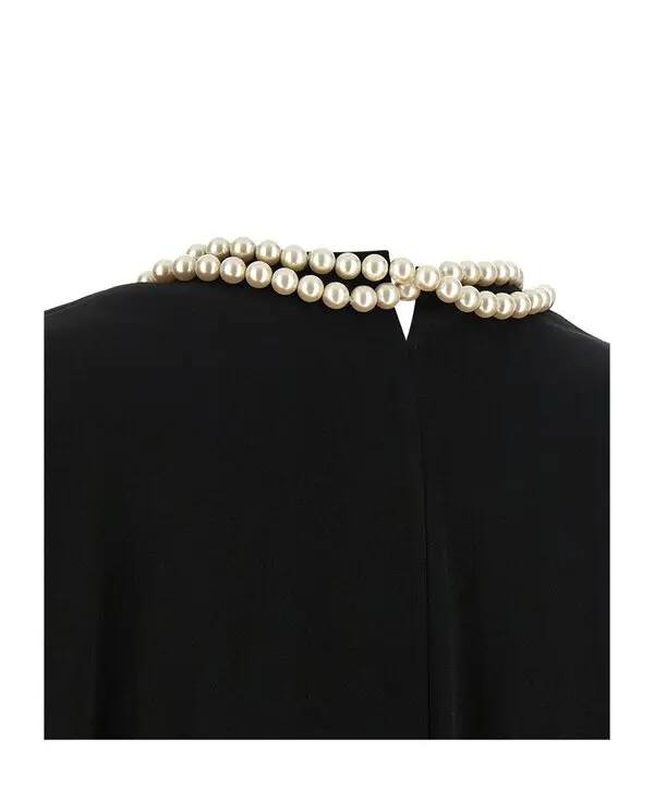 Junya Watanabe Pearl Trim Crew Neck T-shirt