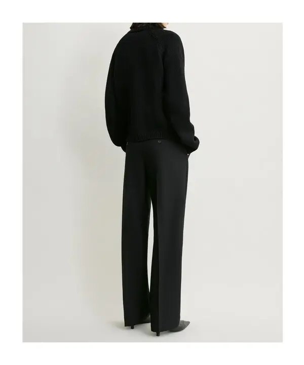 TOTEME Hammered Button Cotton Cardigan