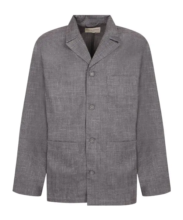 Officine Générale Textured Button-front Shirt