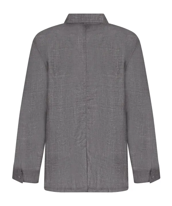Officine Générale Textured Button-front Shirt
