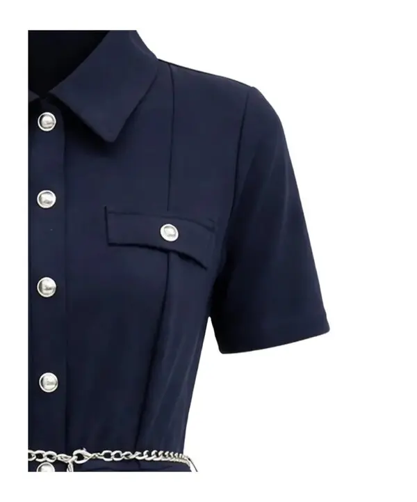 Michael Kors Chain-belt Shirt Dress