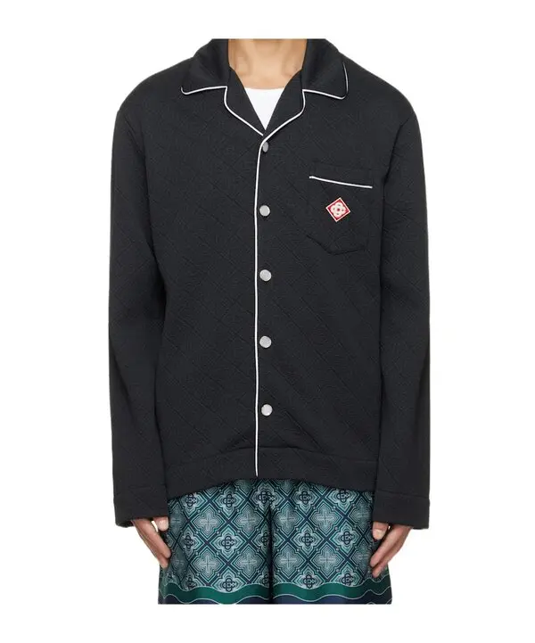 Casablanca Long-sleeved Shirt - Black