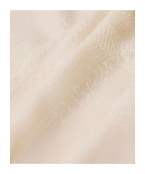 Elisabetta Franchi Jacquard Striped Square Scarf