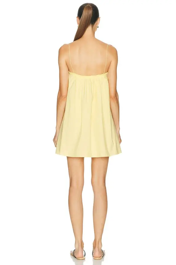 Matteau Frill Cami Mini Dress - Limoncello