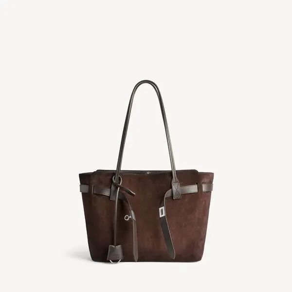 Balenciaga Bel Air Tote Bag Medium - Brown