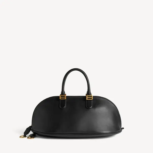 Balenciaga Medium Bolero Bowling Bag - Black