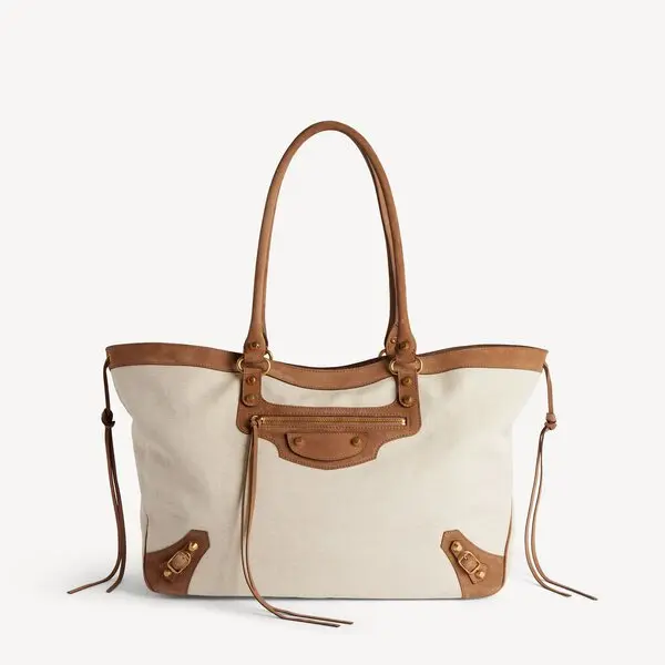 Balenciaga Le City Beach Tote Bag Medium - Beige