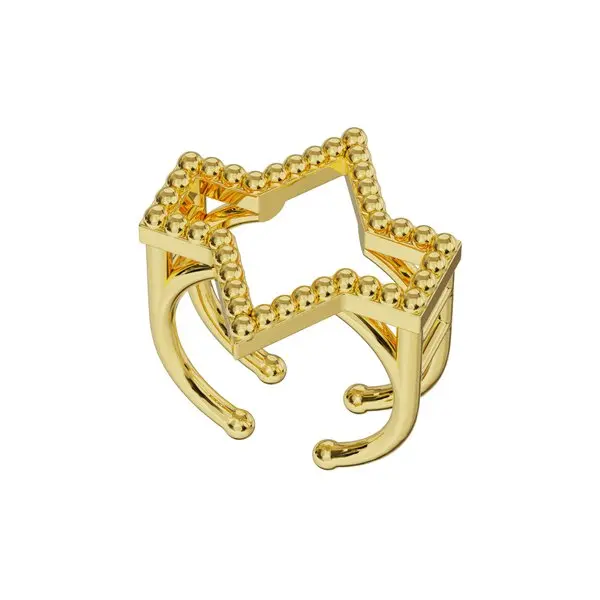 LINDA FIORE Starlite Ring Vermeil - Gold