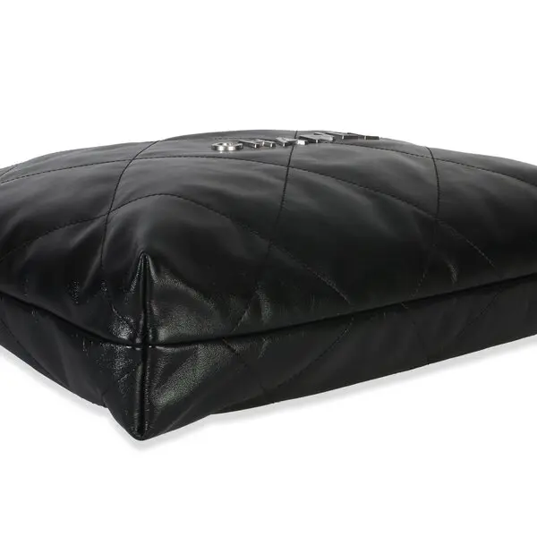 Chanel Quilted Shiny Calfskin 22 Hobo