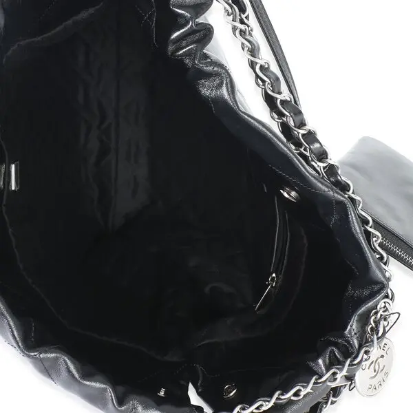 Chanel Quilted Shiny Calfskin 22 Hobo