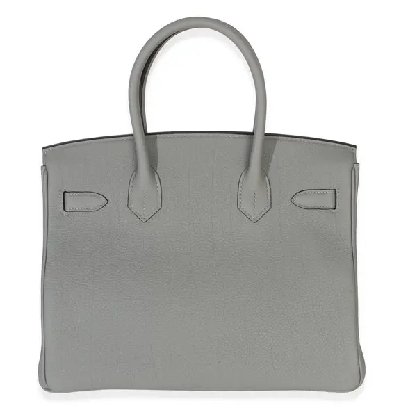 Hermès Togo Birkin 30 Phw - Gray
