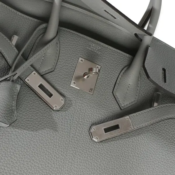 Hermès Togo Birkin 30 Phw - Gray